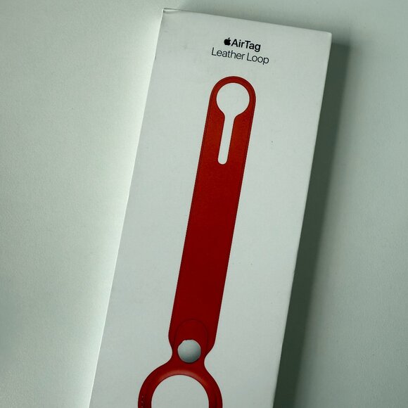 Apple | Other | Apple Airtag Leather Loop Product Red Brand New In ...